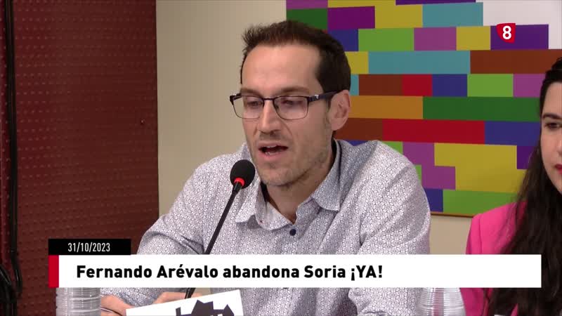 Fernando Arévalo deja Soria ¡Ya! - cyltv.es